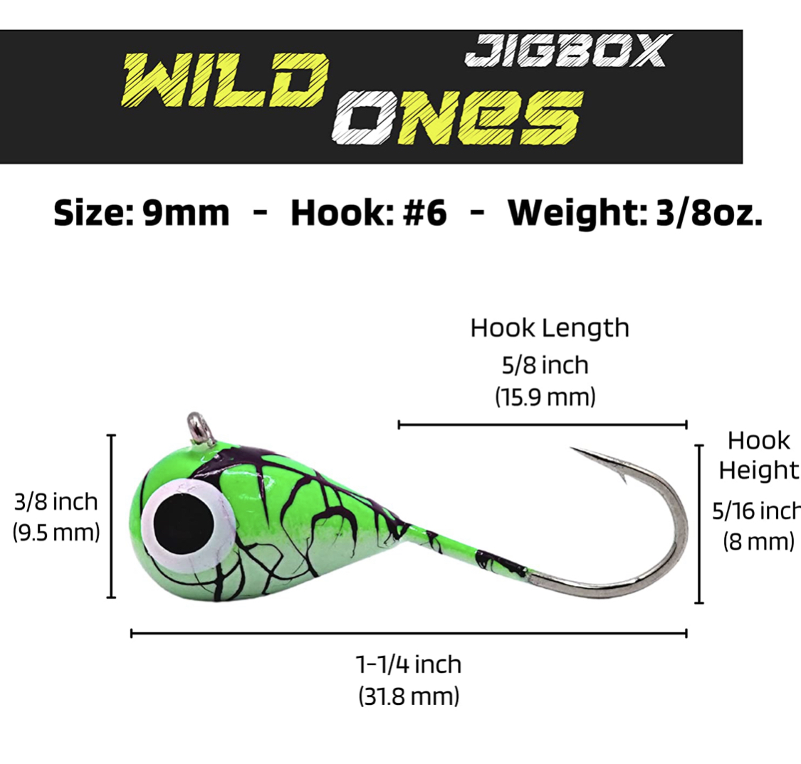 9mm Tungsten Glow pack with UV Light - Walleye Mafia