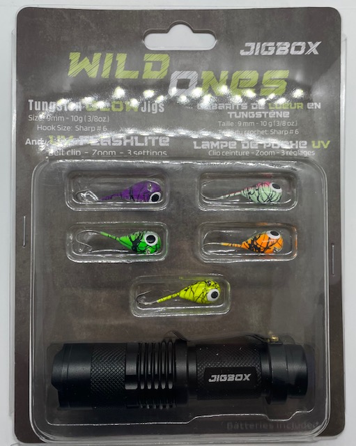 9mm Tungsten Glow pack with UV Light - Walleye Mafia